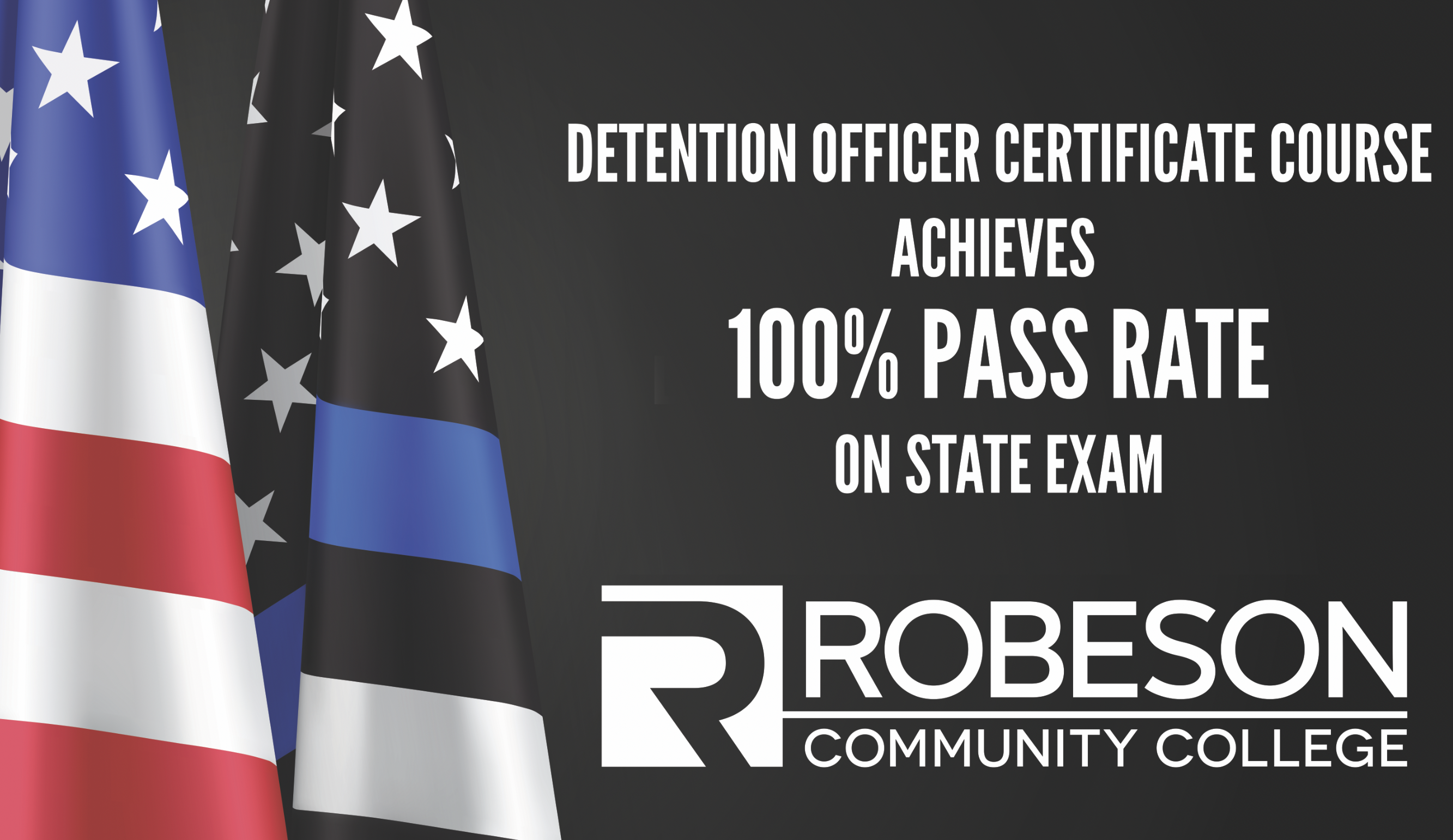 RCC’s Detention Officer program achieves 100% Pass Rate | Robeson ...